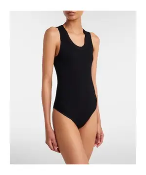 Alaïa Ribbed Knit Bodysuit