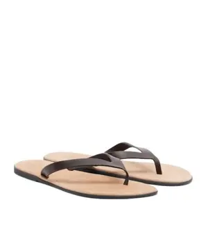 THE ROW Soft Leather Thong Sandals