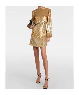 Rixo Sequin Embellished Dress