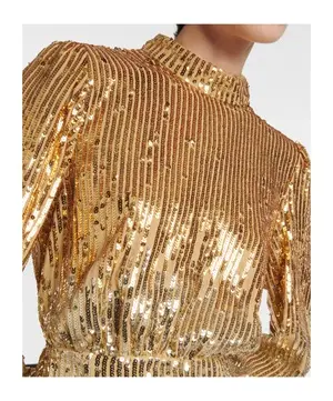 Rixo Sequin Embellished Dress