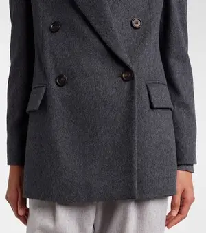 Brunello Cucinelli Double-breasted Wool Jacket