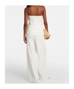 SIR. Linen-blend Tube Top
