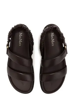 Max Mara Gathered-strap Platform Sandals