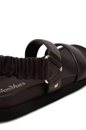 Max Mara Gathered-strap Platform Sandals