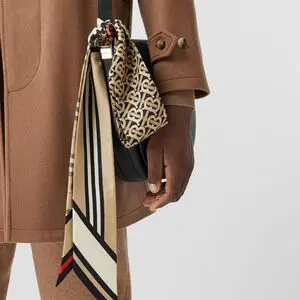 Burberry Montage Printed Finished-edge Scarf