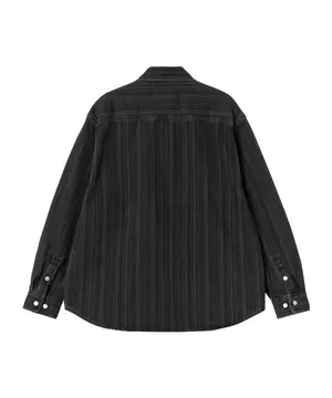Carhartt Work In Progress Stripe-pocket Cotton Shirt