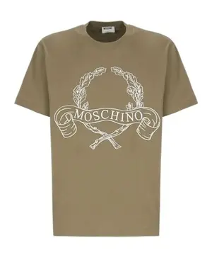 Moschino Printed T-shirts - Brown