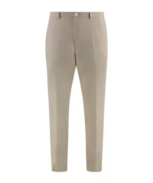 Hugo Boss Micro-patterned Stretch Slim-fit Suit Trousers