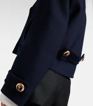 Balenciaga Double-breasted Wool Jacket