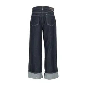 Max Mara Poggio Turn-up Hem Jeans - Black