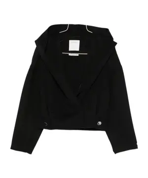 Sportmax Long-sleeved Casual Jacket - Black