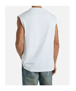 Balmain Flocked Quilted Tank Top