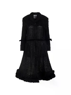 Noir Kei Ninomiya Ruffled Frayed Coat