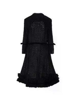 Noir Kei Ninomiya Ruffled Frayed Coat