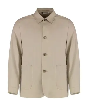 Hugo Boss Long Sleeved Overshirt - Nude