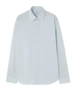 Burberry Cotton Shirt - Light Blue