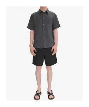 A.p.c. Norris Elastic-waist Bermuda Shorts - Black