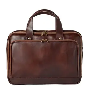 Brunello Cucinelli Double-zip Laptop Bag - Red