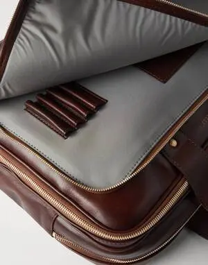 Brunello Cucinelli Double-zip Laptop Bag