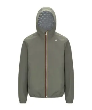 K-WAY Zip-up Hooded Jacket - Gray