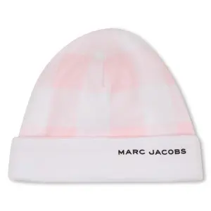 Marc Jacobs Checked-pattern Collared Babygrow Set