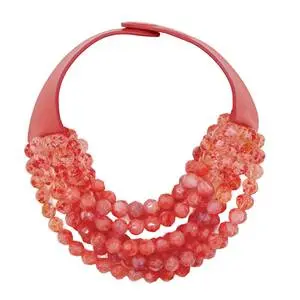 Fairchild Baldwin Gradated Bella Ibiza Necklace - Orange/red