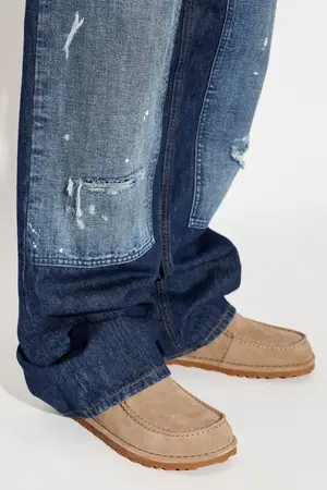 BIRKENSTOCK Utti' Suede Loafers - Beige