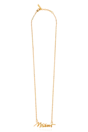 Moschino Pendant Necklace In -tone Brass - Gold