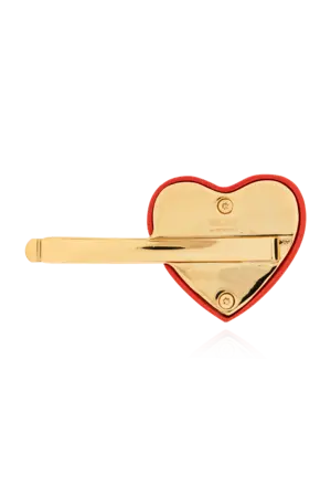 Moschino Heart Motif Hair Clip