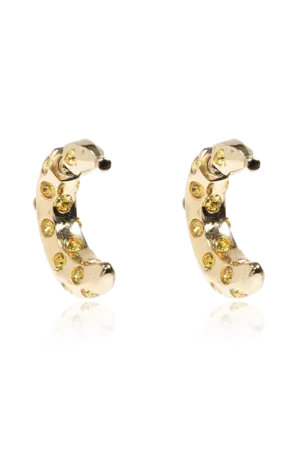 Kate Spade New York Banana Motif Hoop Earrings