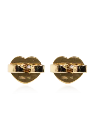 Kate Spade New York Crystal Embellished Tone Brass Earrings