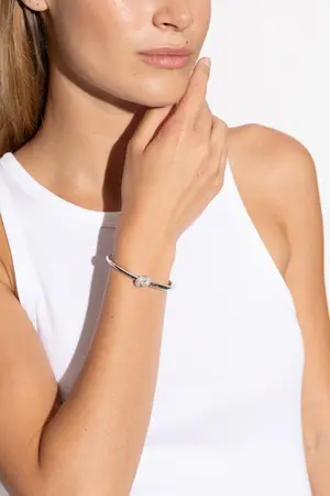 Kate Spade New York Crystal Embellished Interlocking Rings Bangle Bracelet