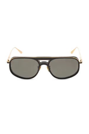 Linda Farrow Aviator Sunglasses - Black