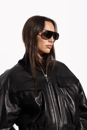 Linda Farrow Aviator Sunglasses - Black