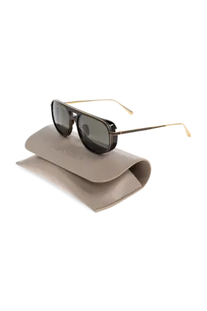 Linda Farrow Aviator Sunglasses - Black