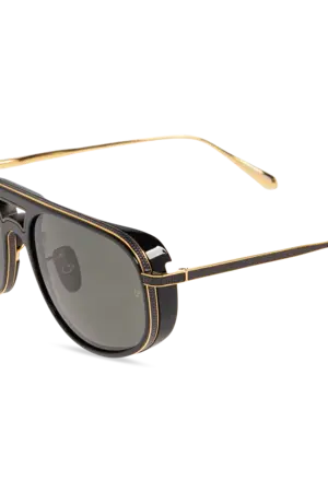 Linda Farrow Aviator Sunglasses - Black