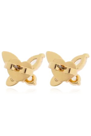 Kate Spade New York Tone Crystal Butterfly Earrings