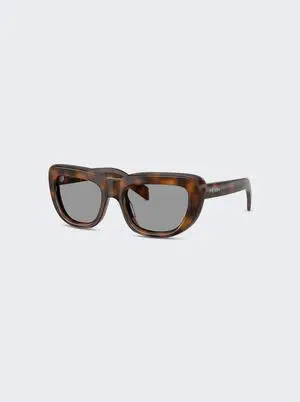 Prada Acetate Juniper Tortoise Sunglasses