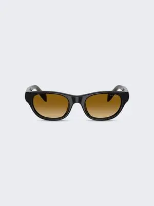 Prada Acetate Sunglasses - Black