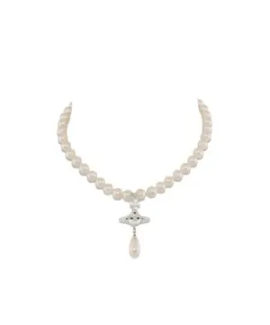 VIVIENNE WESTWOOD Pearl Drop Choker - Yellow
