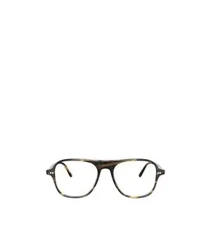 Oliver Spencer Square Frame Eyeglasses - Black
