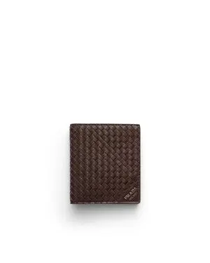 Prada Leather Wallet - Brown
