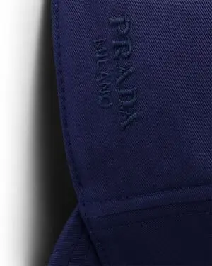 Prada Old Cotton Atin Baeball Cap
