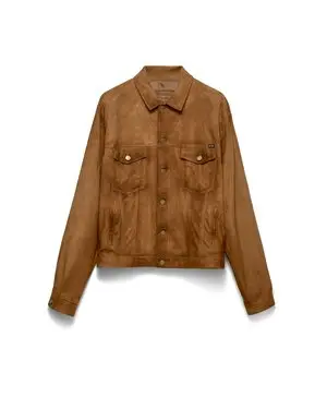 Prada Suede Jacket - Brown
