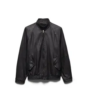 Prada Nappa Leather Blouson Jacket