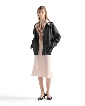 Prada Nappa Leather Blouson Jacket