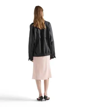 Prada Nappa Leather Blouson Jacket