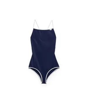Prada One-piece Jersey Swisuit - Blue