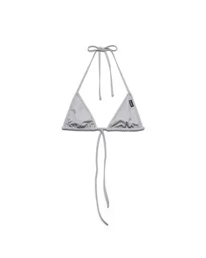 Prada Jersey Bikini Top - Grey