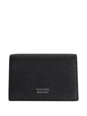 TOM FORD Accessori Business Card Holder Soft Grain Leather - Black